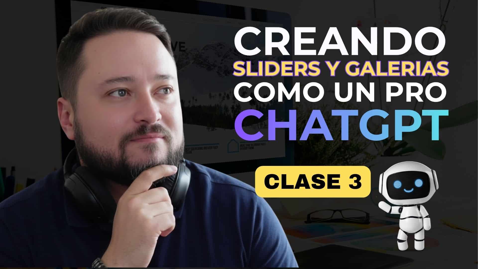 Interactividad Web con IA y Creación de Sliders: Clase 3